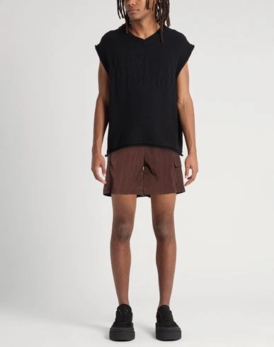 SPIEWAK Dark Nylon Athletic Shorts - Dark Brown