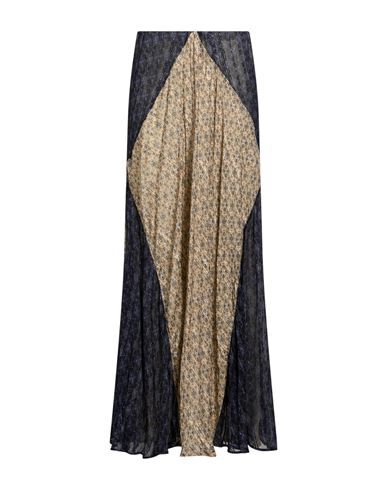 Rag & Bone Maxi Skirt Size Viscose, Metal Fiber - Beige
