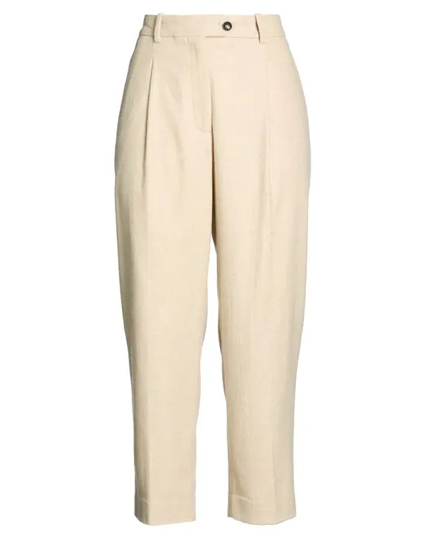 CIRCOLO 1901 Wool, Polyamide, Cashmere, And Elastane Flannel Pants