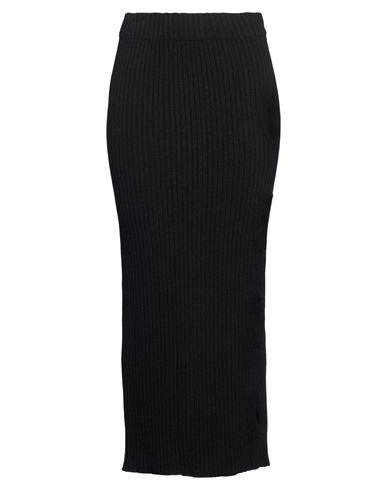 Liviana Conti Midi Skirt Size Wool, Polyamide - Black