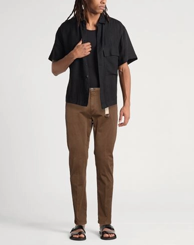 MANUEL RITZ Pants Size Cotton, Elastane - Brown