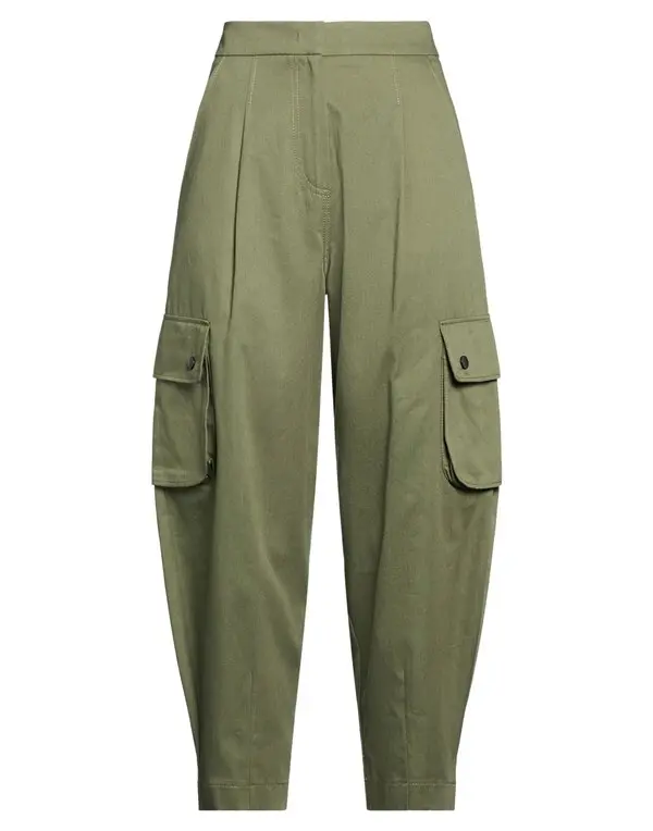 CARLA G. Cotton Twill Cargo Pants