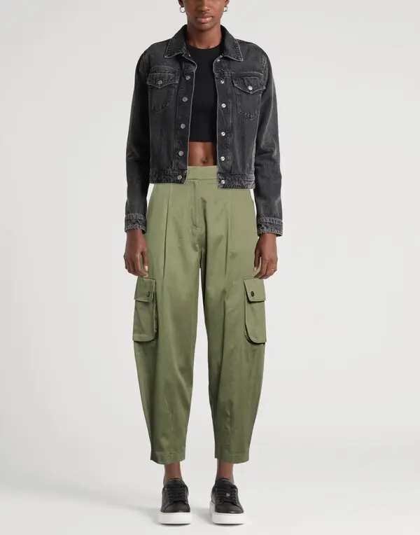 CARLA G. Cotton Twill Cargo Pants