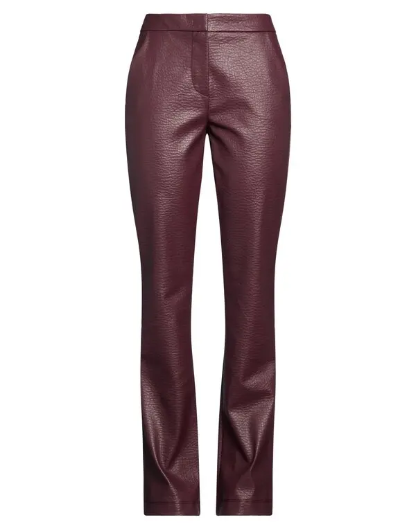 CARLA G. Textured Polyurethane Blend Bootcut Pants
