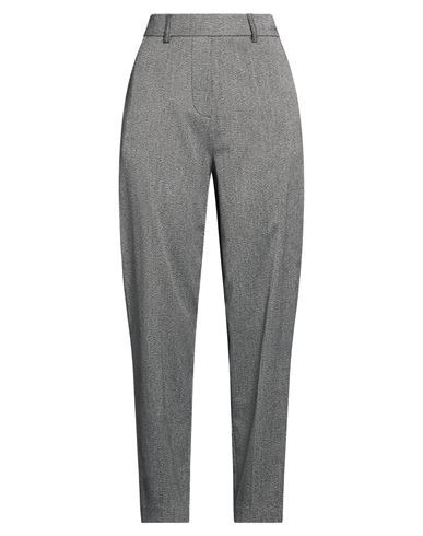 CARLA G. Tapered Flannel Pants - Grey