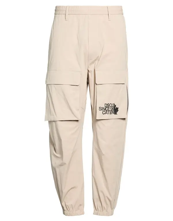 Dsquared2 Pants Size Cotton, Elastane - Beige