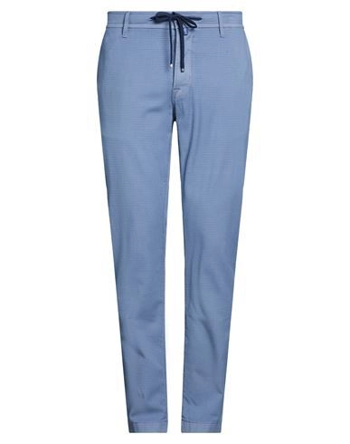 JACOB COHЁN Pants Size Cotton, Virgin Wool, Elastane - Light Blue
