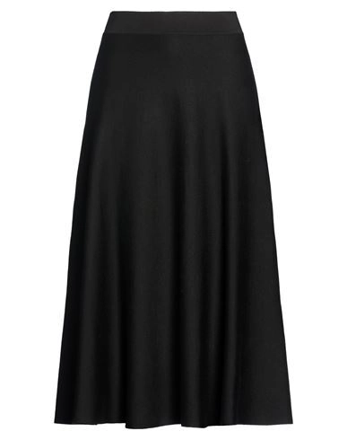 GENTRYPORTOFINO Midi Skirt Size Silk - Black