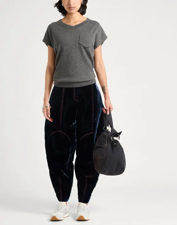 Emporio Armani Velvet Tapered Pants
