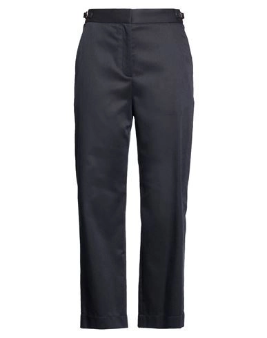 Agnona Wool, Cotton, And Elastane Straight-leg Pants - Midnight Blue