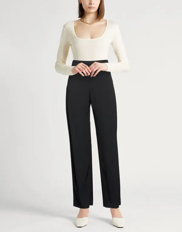 Agnona Wide-leg Viscose And Wool Crepe Pants