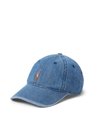 Polo Ralph Lauren Indigo Denim Ball Cap Hat Size Cotton - Blue