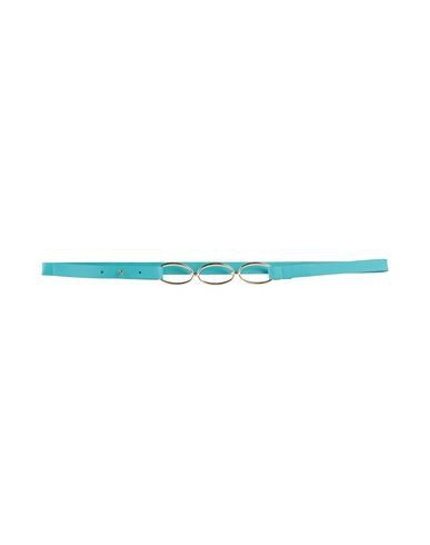 PLEASE Belt Tan Size Polyurethane, Tnt Non-woven Fabric - Blue