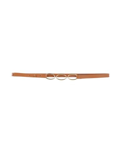 PLEASE Belt Tan Size Polyurethane, Tnt Non-woven Fabric - Brown