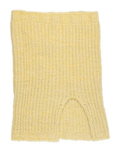 ANNA MOLINARI Scarf Wool, Metal Fiber, Polyamide - Yellow