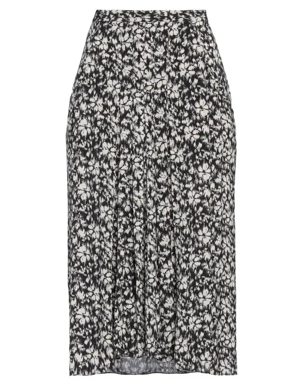 MARANT ETOILE Viscose Floral Print Midi Skirt