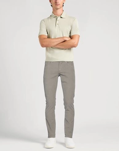 DONDUP Pants Size Cotton, Elastane - Grey