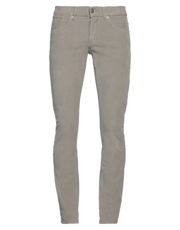 DONDUP Pants Size Cotton, Elastane - Grey