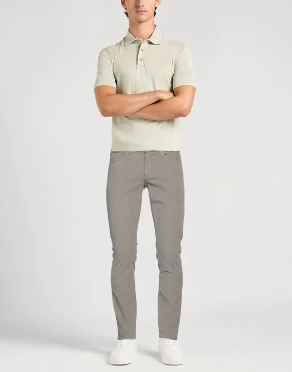DONDUP Pants Size Cotton, Elastane - Grey
