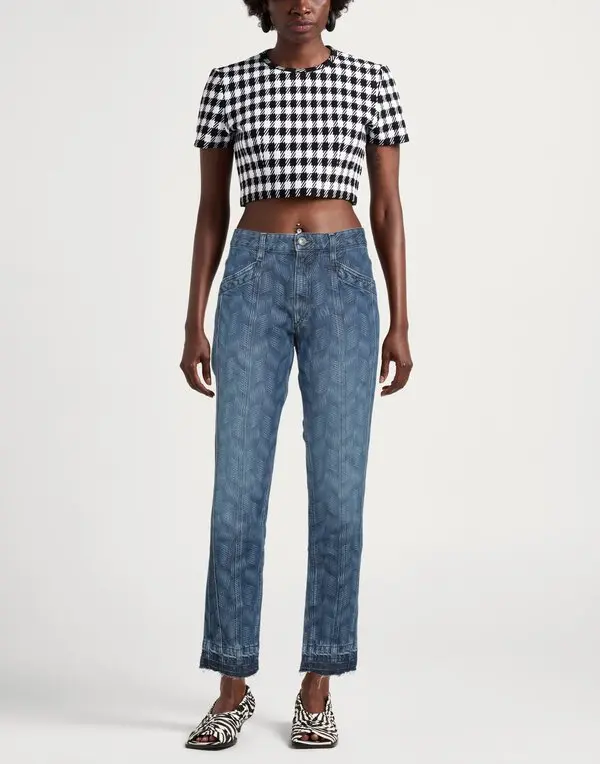 MARANT ETOILE Tapered Jeans In Medium Wash Denim