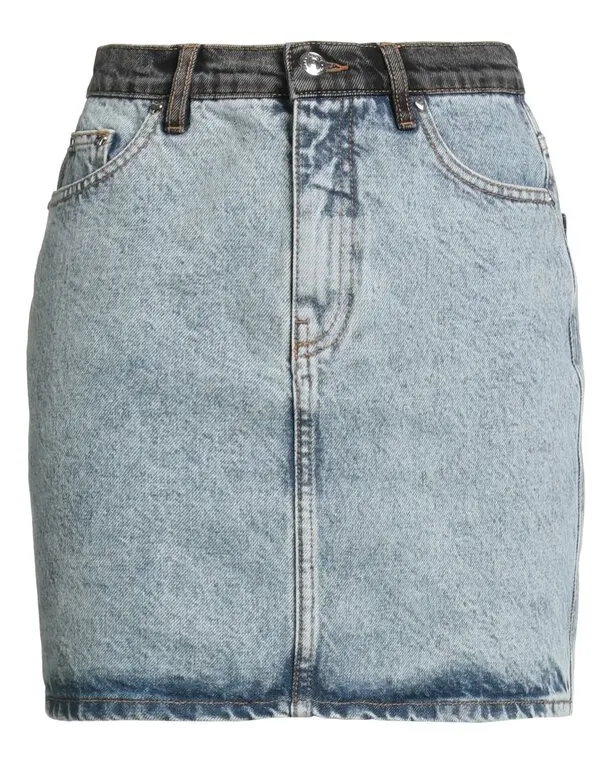 ROTATE BY BIRGER CHRISTENSEN Organic Cotton Denim Pencil Skirt