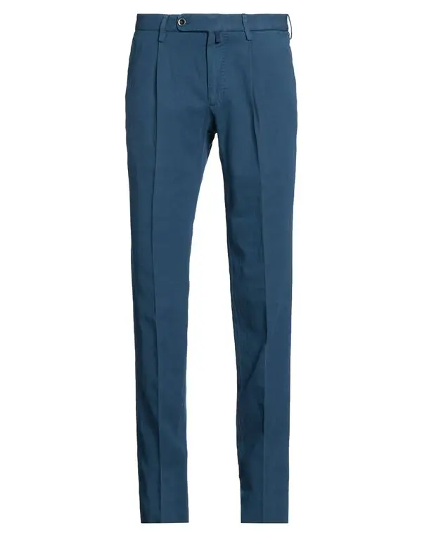 Incotex Tapered Leg Cotton Linen Blend Trousers
