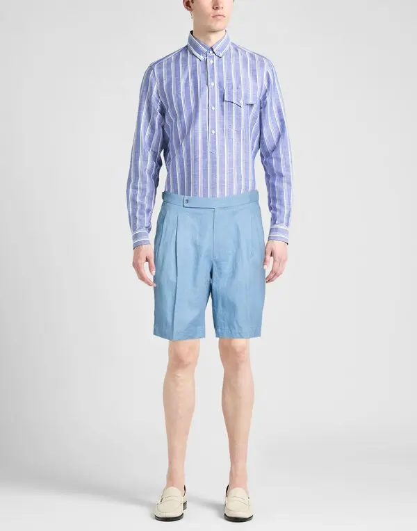 Incotex Slate Linen Shorts