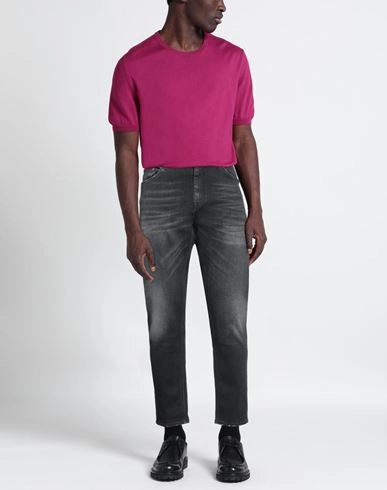 GRIFONI Jeans Charcoal Size Cotton, Elastomultiester, Elastane