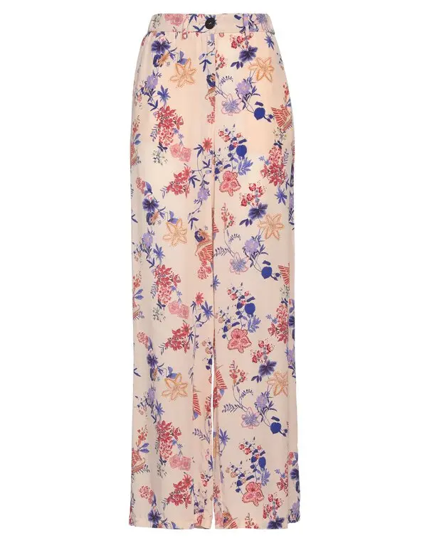 FORTE_FORTE Wide-leg Floral-print Pants