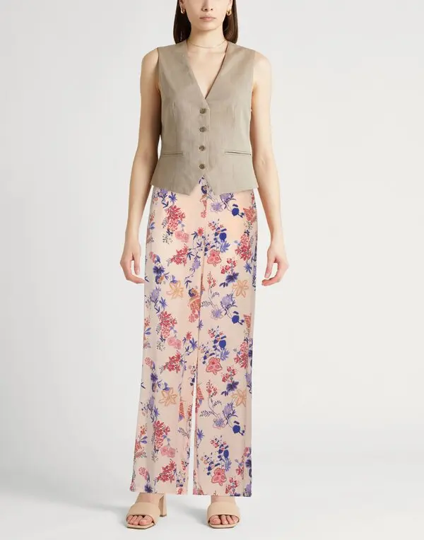 FORTE_FORTE Wide-leg Floral-print Pants