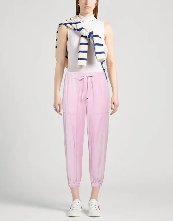 DONDUP Lyocell And Linen Blend Tapered Pants