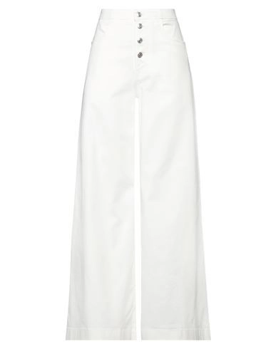 DEPARTMENT 5 Cotton Gabardine Wide-leg Pants - Ivory