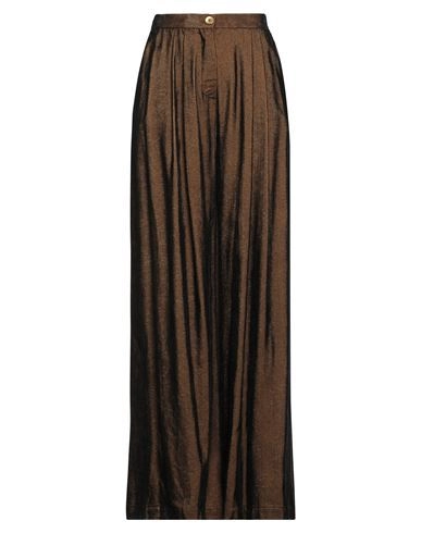 Momoni Pants Dark Size Viscose, Polyester, Polyamide - Brown