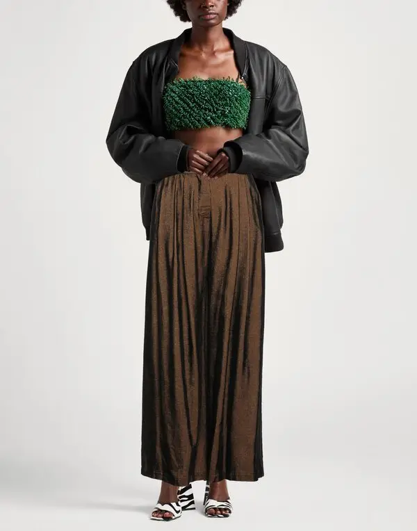 Momoni Wide-leg Velvet Pants