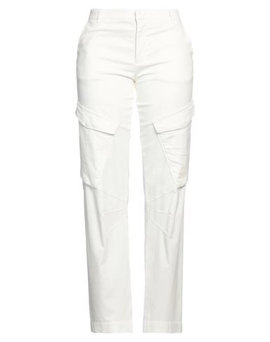 DONDUP Pants Size Cotton, Lyocell, Elastane - White