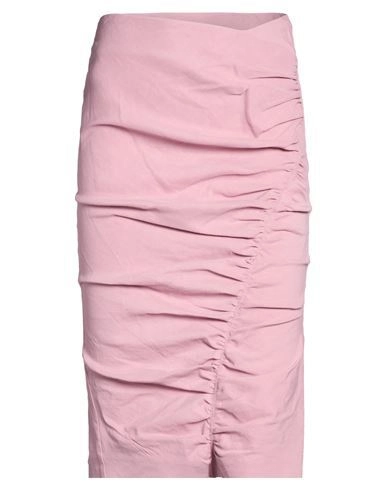 Pinko Midi Skirt Size Linen, Viscose, Elastane - Pink