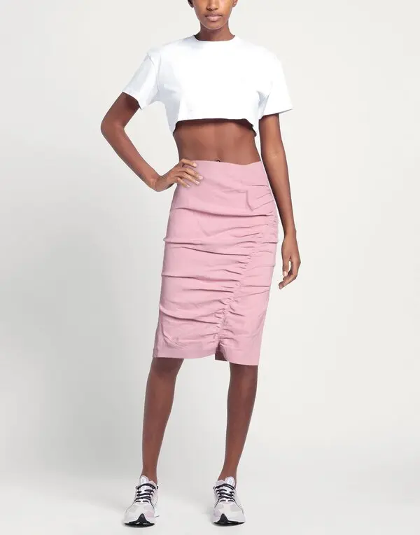 Pinko Midi Skirt With Draped Detailing