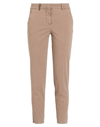 Peserico Icon 4718 Pants Size Cotton, Elastane - Khaki