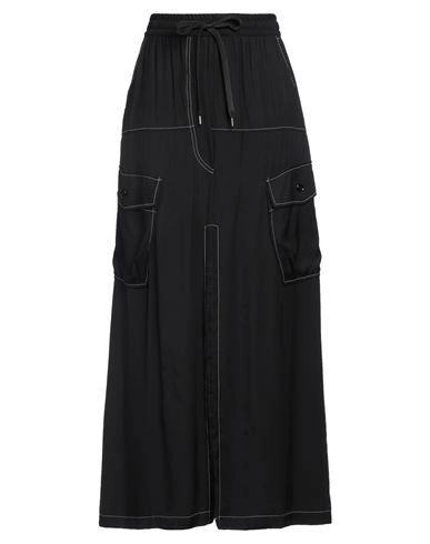 Pinko Maxi Skirt Size Viscose - Black