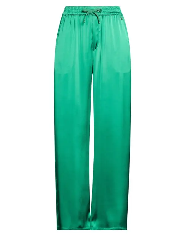 Herno Wide-leg Satin Pants - Green