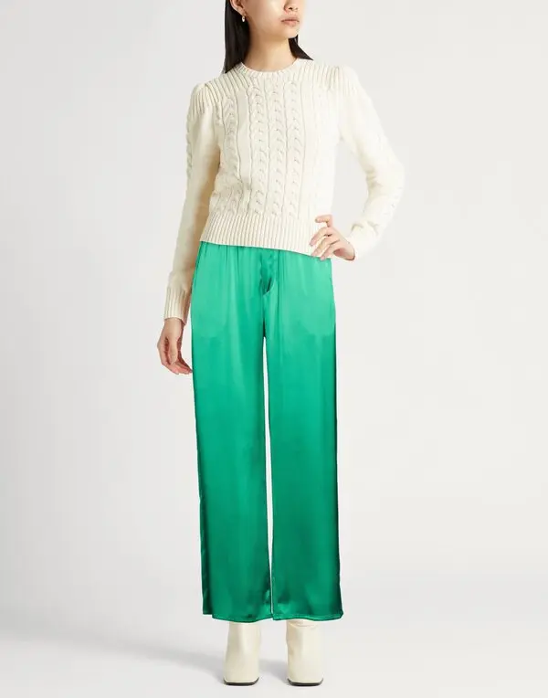 Herno Wide-leg Satin Pants - Green