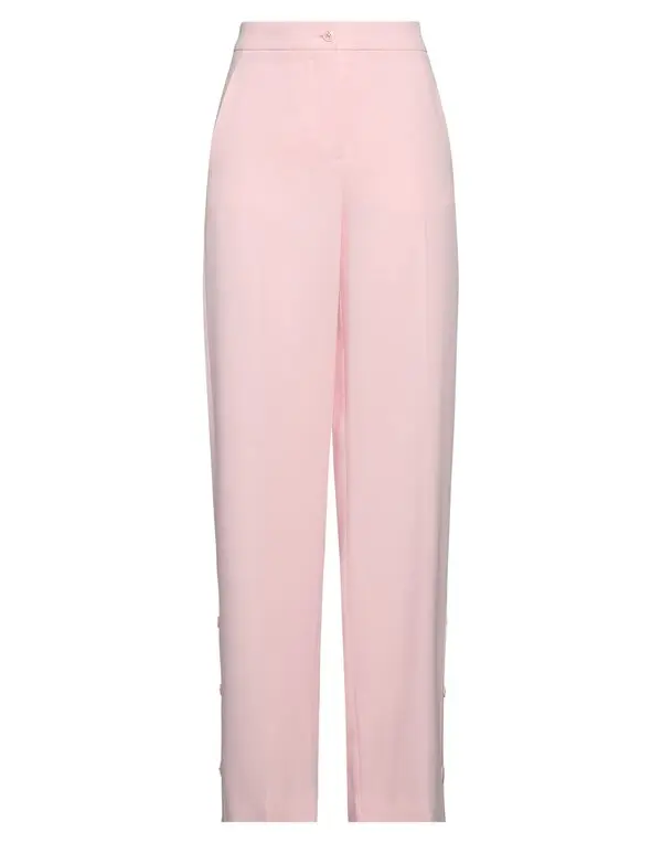 Moschino Wide Leg Tailored Crepe Pants