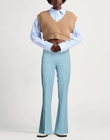 CIRCOLO 1901 Flared Piqué Cotton Stretch Pants