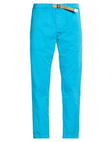 WHITE SAND Pants Turquoise Size Cotton, Elastane - Blue