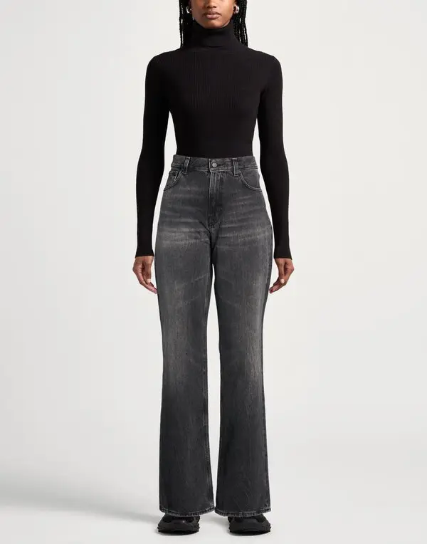 HAIKURE Wide-leg Faded Jeans