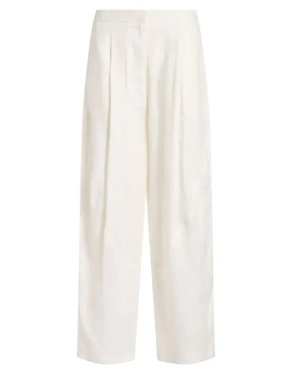LARDINI Linen Pants - Ivory