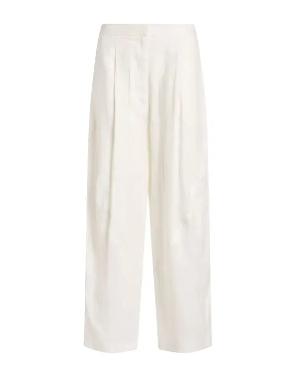 LARDINI Linen Pants - White