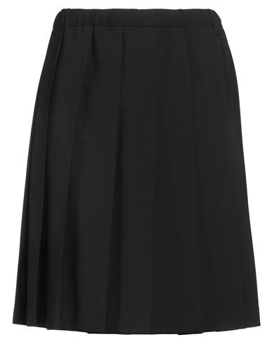 Aspesi Mini Skirt Size Virgin Wool, Elastane - Black