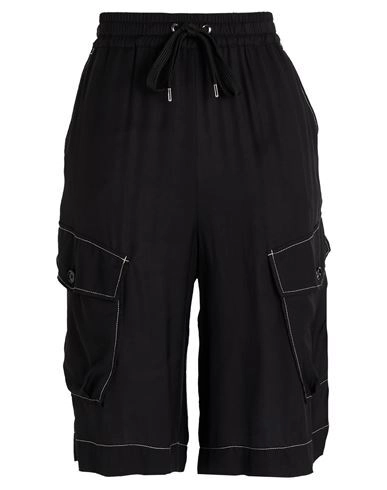 Pinko Cargo Shorts With Drawstring Waist - Black