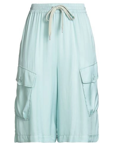 Pinko Cargo Shorts With Drawstring Waist - Sky Blue